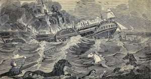 The Wreck of the Circus Ship, Royal Tar - New England Historical Society