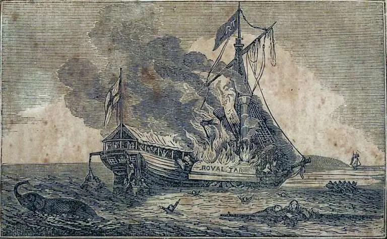 The Wreck of the Circus Ship, Royal Tar - New England Historical Society