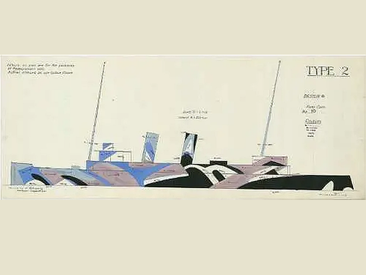WWI Camouflage School Taught How To Turn Warships Into Pop Art - New ...